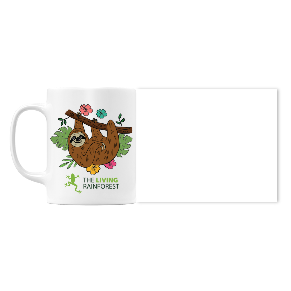 Two-toed Sloth Mug - Living Rainforest Shop